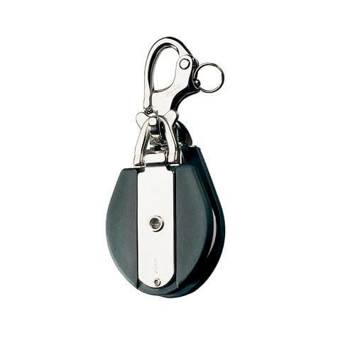 Single block - RF6720 - Ronstan - snatch / with swivel snap shackle ...
