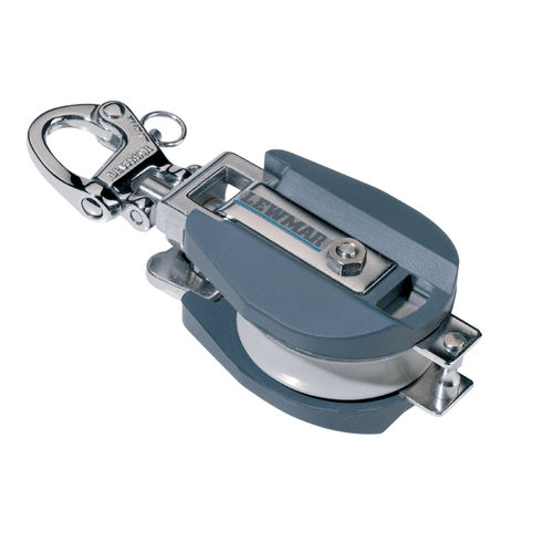 Single block - 198 series - LEWMAR - snatch / with swivel snap shackle ...