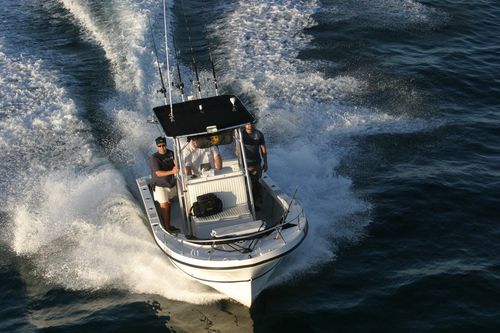 Outboard center console boat - 227 - Dusky Marine - sport-fishing ...