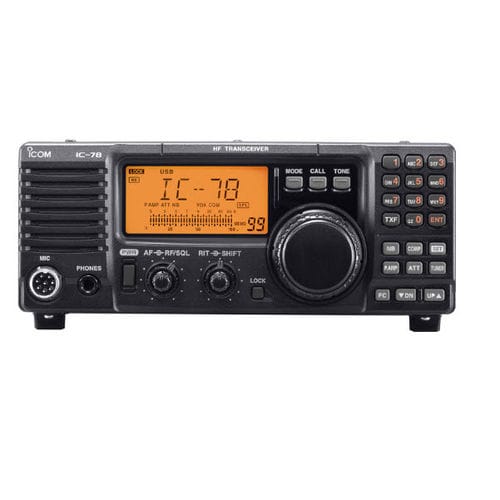 Boat radio - IC-78 - Icom - fixed / HF / SSB