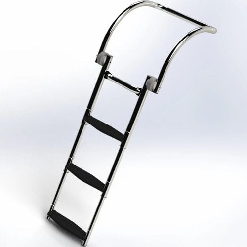 Boat ladder - Armstrong Nautical - telescopic / swim / stainless steel