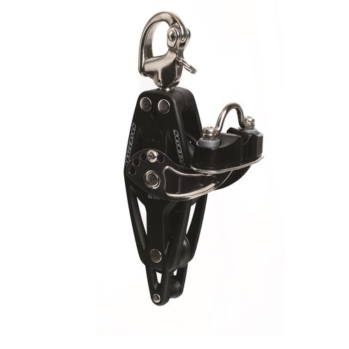 Single block - B300524BS - RUTGERSON - cam cleat / fiddle / with becket