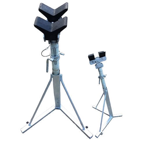 Adjustable boat stand - "V" - The Yacht Leg & Cradle Co - galvanized