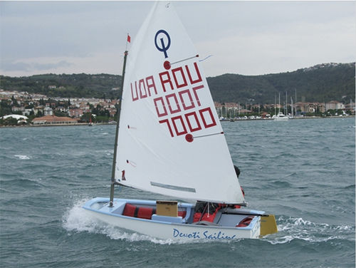 Single-handed sailing dinghy - Optimist - Devoti Sailing - children's / regatta / Optimist