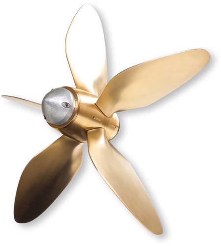 Boat propeller - WHISPER - MaxProp - variable-pitch / shaft drive / 5-blade
