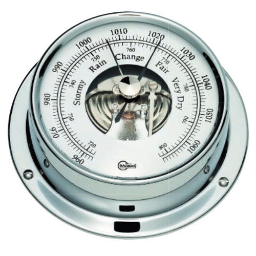 Analog barometer - 1710CR - Barigo - chrome