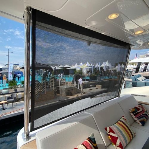 Roller sunblind - Makefast - canvas / fabric / stainless steel