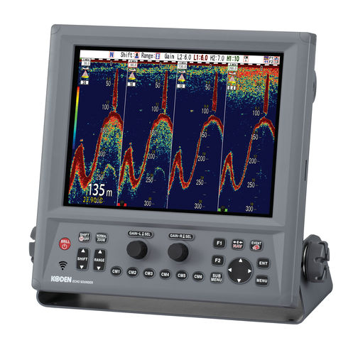 Boat echo sounder - CVS-FX1 - Koden electronics - multibeam / digital