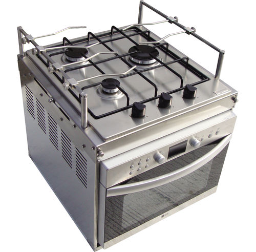 Boat stove-oven - CUSTOM 1 - Techimpex - gas / electric / three-burner