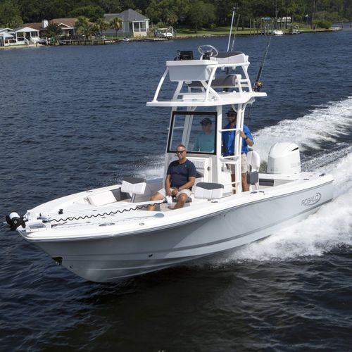 Outboard bay boat - 246 CAYMAN SD - Robalo - center console / flybridge ...