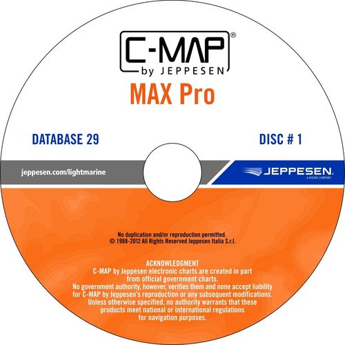 Digital nautical chart - MAX PRO - C-MAP