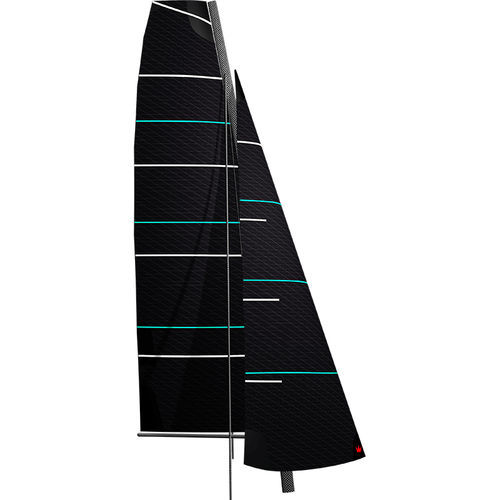 Square-top mainsail - KOONAA - ELVSTRØM SAILS - jib / for cruising ...