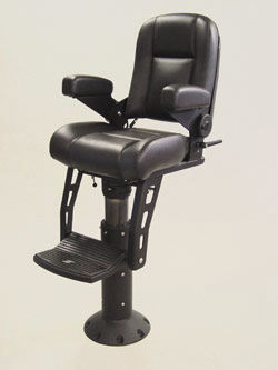 Helm seat - 500N-V5 - STIDD SYSTEMS - for boat / with armrests / adjustable