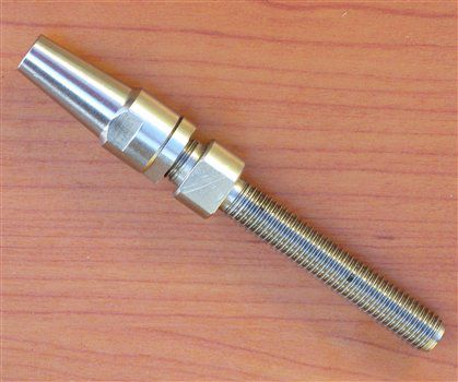 Swageless standing rigging terminal - 255X - Garelli - threaded