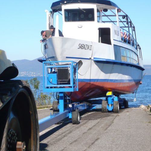 Handling trailer - KT 15-60 - ABI TRAILERS - launching / for boat / for ...