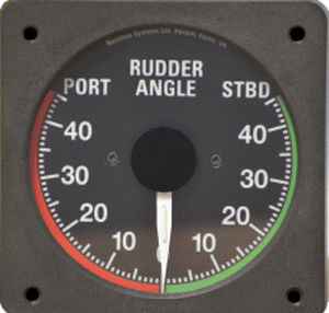 Boat indicator - NT920RAI - Navitron - rudder angle / analog