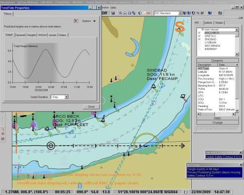 Digital electronic ECDIS-compliant nautical chart - NAVMASTER ECS - PC ...