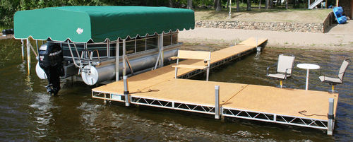 Dock bench - FLOE INTERNATIONAL, INC. - 3-seater