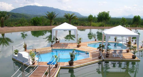 Floating diving well - Mobipool