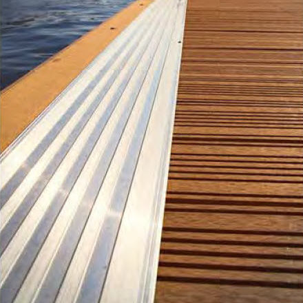 Composite dock decking - SOL-DECK - Solent Marine