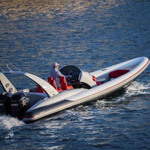 Outboard inflatable boat - SY10 - Pascoe International - twin-engine ...