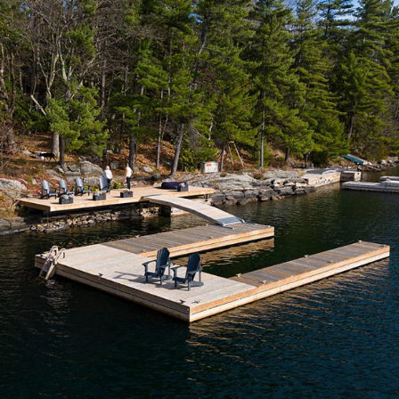 Floating dock - RESIDENTIAL - KROPF MARINE - mooring / for marinas / steel