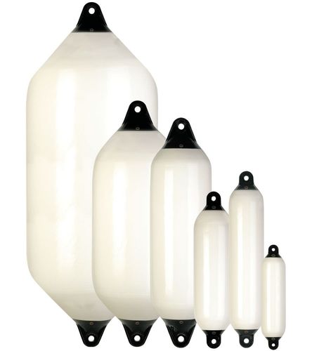 Boat fender - 520 - DAN-FENDER - cylindrical / black / blue