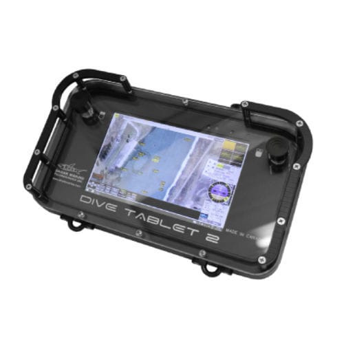 Diver navigation and location system with sonar - DIVE TABLET 2 - Shark ...
