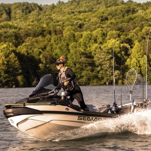 Seated jet-ski - FishPro™ Apex - Sea-doo - three-seater / 300 hp