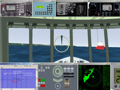 Navigation simulator - (LAN) version - MI Simulators - for ships