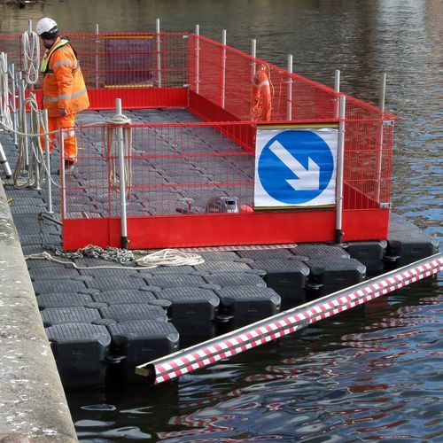 Floating dock - 10 series - JETFLOAT INTERNATIONAL - work / for marinas / for harbor