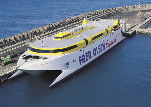 Ro-Pax car ferry - BENCOMO EXPRESS - INCAT - catamaran / high-speed