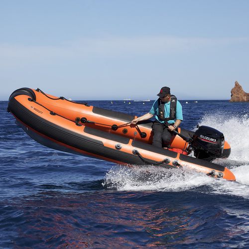 Professional rescue boat - 430 - 3D MARINE - outboard / aluminum ...