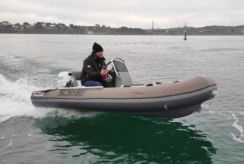 Outboard inflatable boat - ULTIMATE 420 - 3D MARINE - rigid / RIB / open