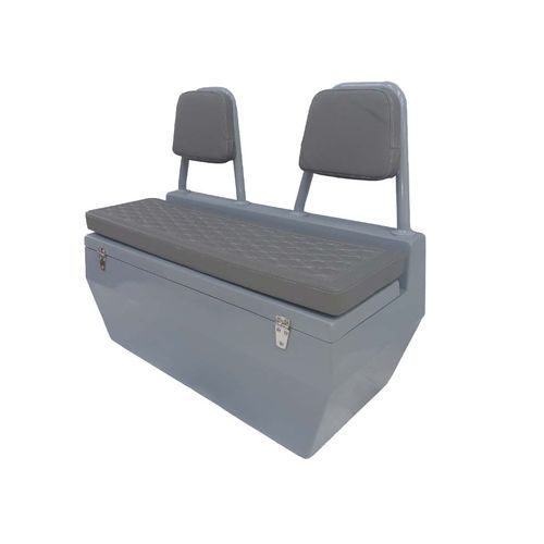 Boat bench seat - B02 - 3D MARINE - 2-person / gray / composite frames