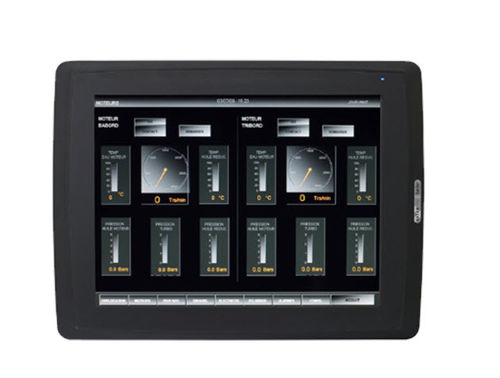 Yacht display - Marinelec - for ships / for control / touch screen