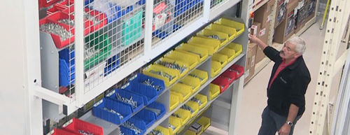 Shipyard storage rack - Shelving Carousel - Vidir Machine Inc. - rotary ...