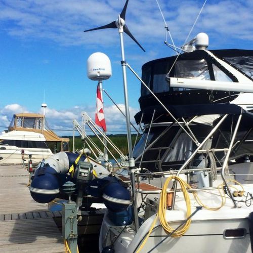 Radar antenna mount - Atkins & Hoyle Ltd. - aluminum / stainless steel