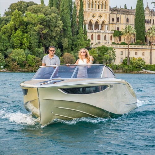 Inboard runabout - OVATION 7.6 E - Ganz Boats - electric / dual-console ...