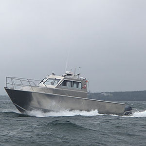 Service boat - 31' - ABCO Industries Limited - outboard / aluminum