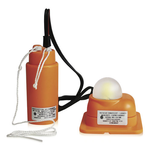 Life raft signalling light - R.EXT1 - Daniamant - white / battery-powered