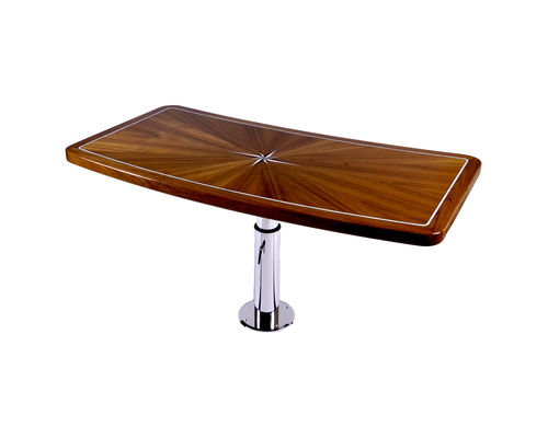 Teak table top - Custom - Release Marine - cockpit