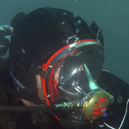 Full face dive mask - IRON - Ocean REEF - for professional diving