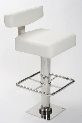 Ship bar stool - MONACO - Crown Ltd - for yachts / stainless steel ...