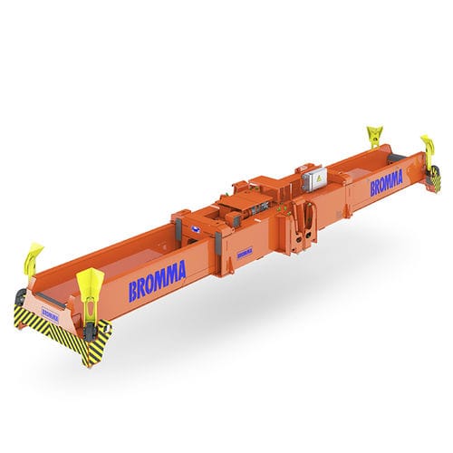 Stacking crane spreader - YTR40 - BROMMA - for containers / telescopic ...