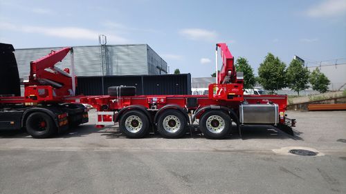 Road trailer - HALF - Boxloader - container / for terminals / side-lift