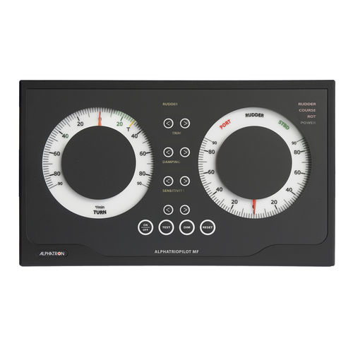 Ships indicator - AlphaTrioPilot MF - Alphatron Marine - rudder angle ...