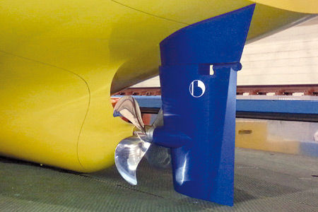 Ship rudder - Cross Over - Becker Marine Systems
