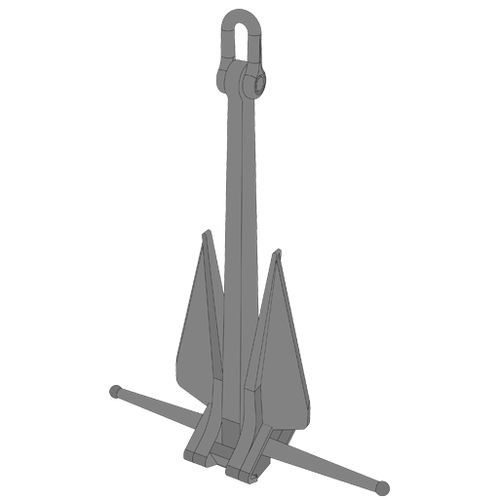 HHP anchor - Damen Anchor & Chain Factory (AKF) - Danforth / for ships
