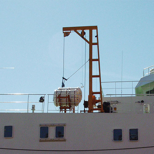 Life raft davit - D-RB - d-i davit international-hische GmbH - gravity ...